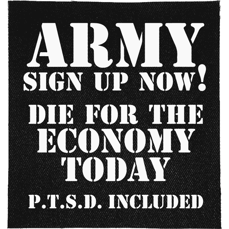 Army - Sign Up Now Patch – Chaos Creations